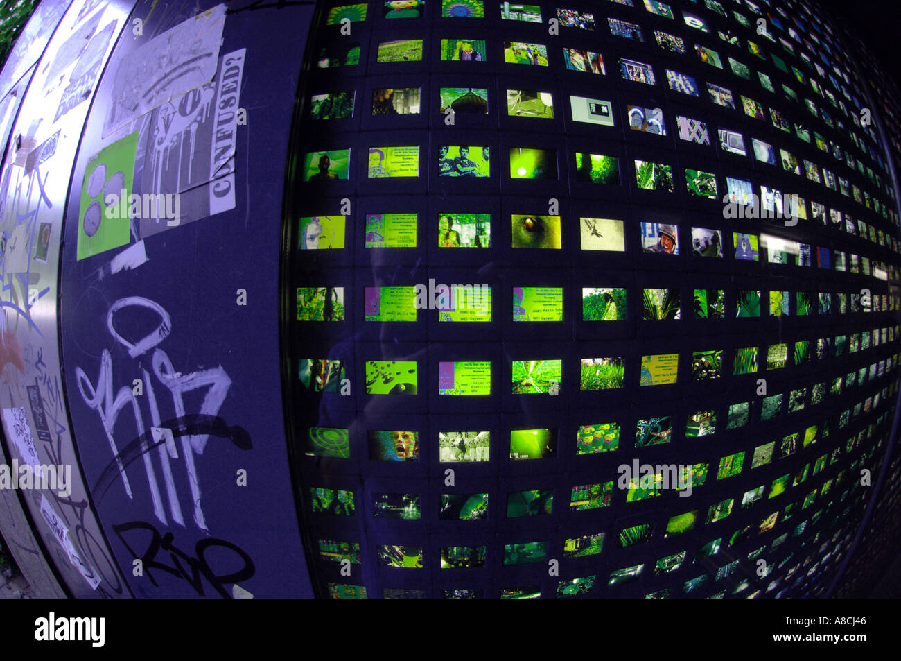 mass media slideshow transparencies art arty graphic Stock Photo - Alamy