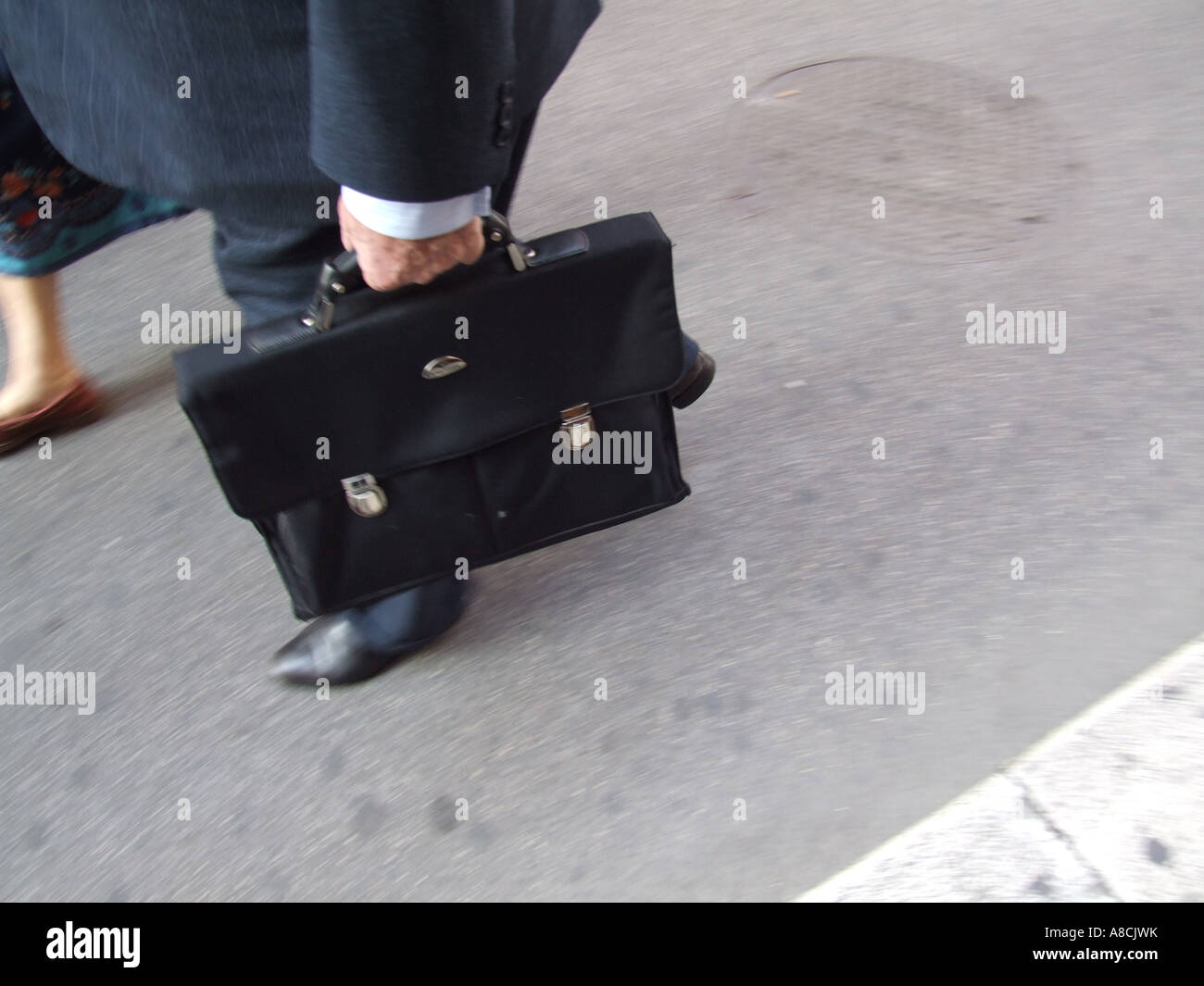 commuter in town Stock Photo - Alamy