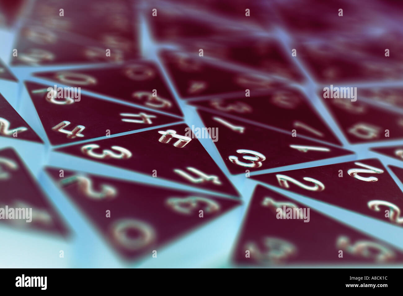Number Game Puzzle Stock Photo - Alamy