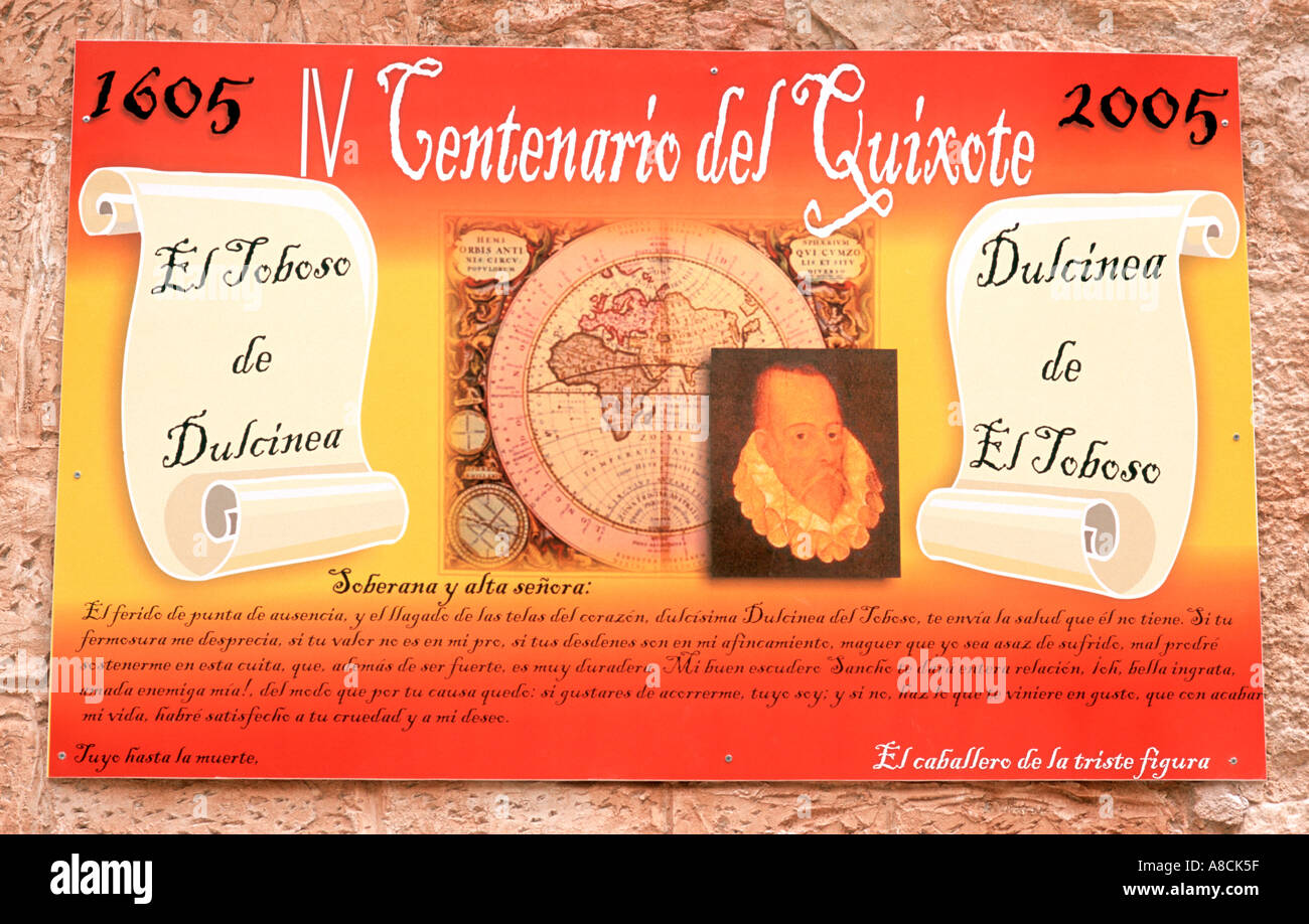 Painting to celebrate Dulcinea of El Toboso and the Fourth century ...