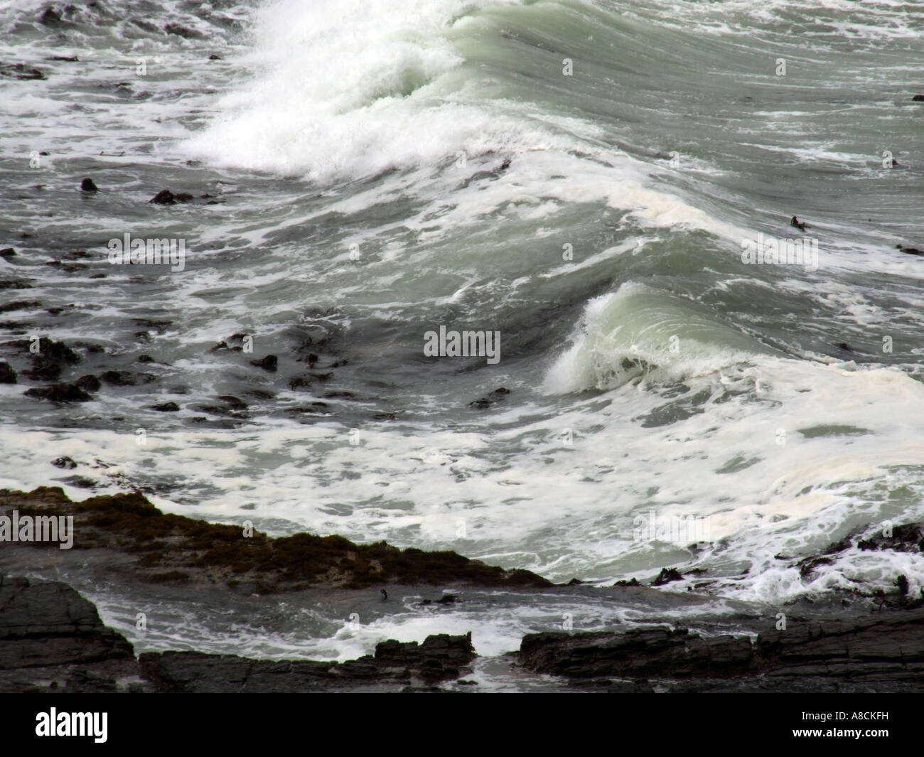 sea state waves ocean atlantic Stock Photo - Alamy