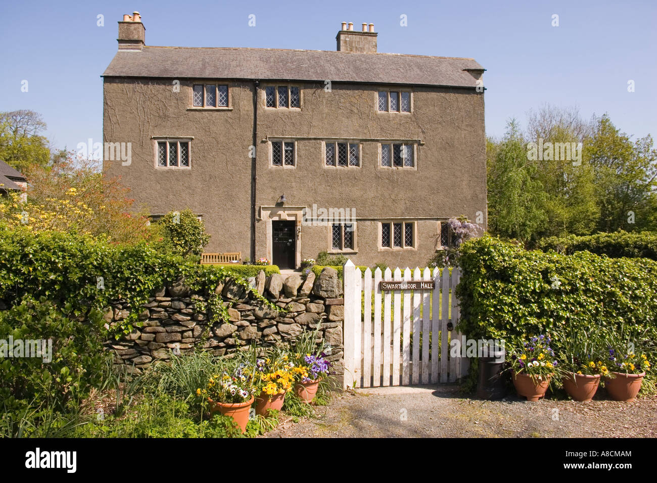 Swarthmoor Hall, Ulverston, Lake District UK Stock Photo - Alamy