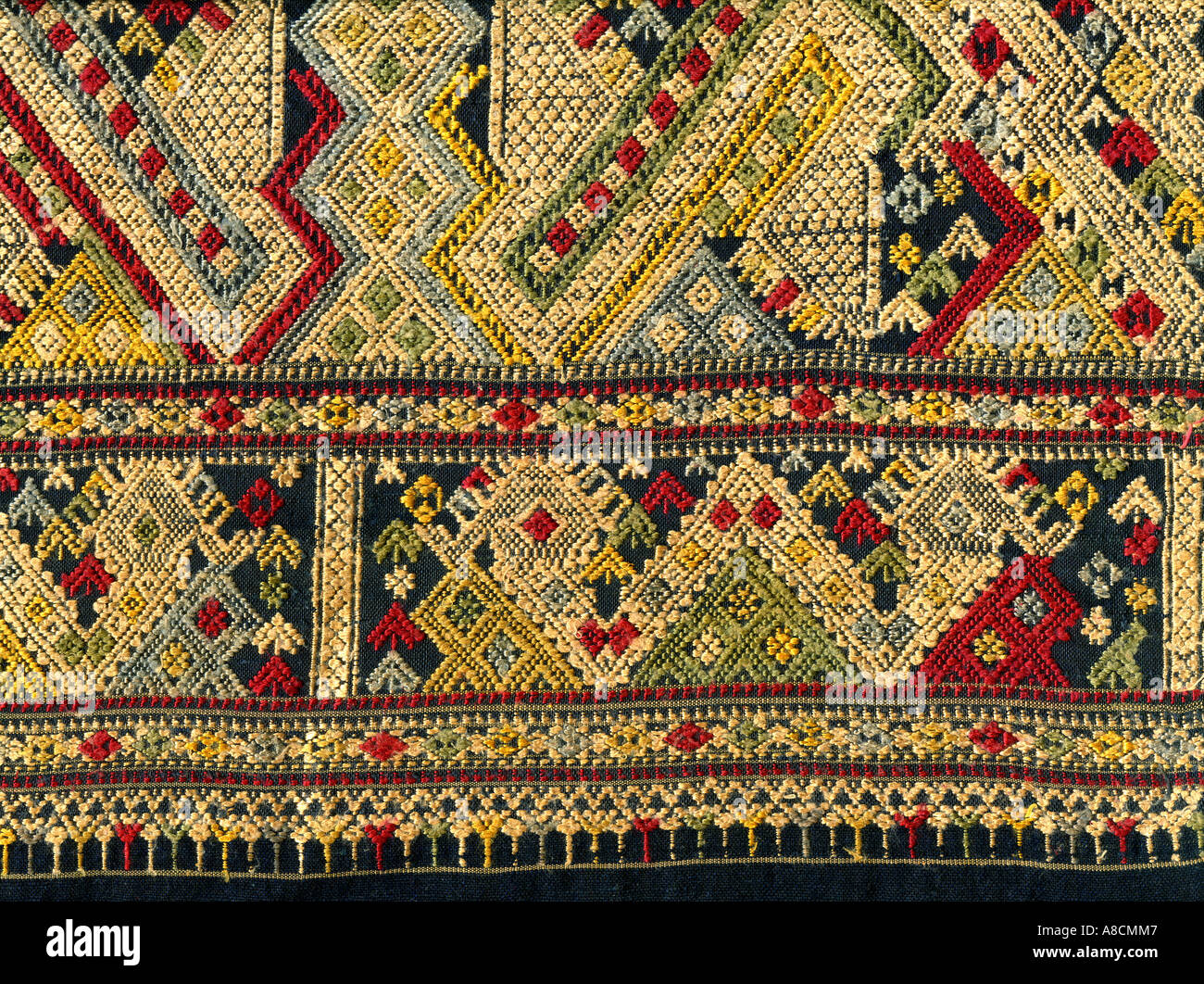 Traditional lao textile loom hi-res stock photography and images - Alamy