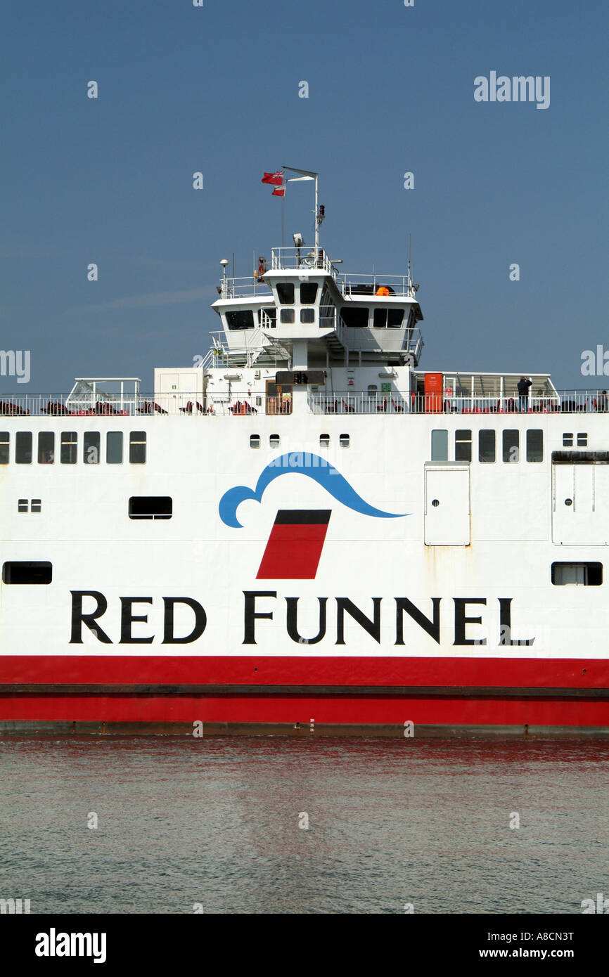 Red Osprey RoRo ferry a ship of the Red Funnel company fleet ...