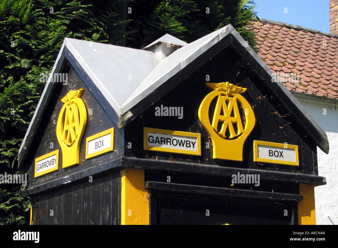 aa phone box 573 Garrowby nr Stamford Bridge Yorkshire England UK ...