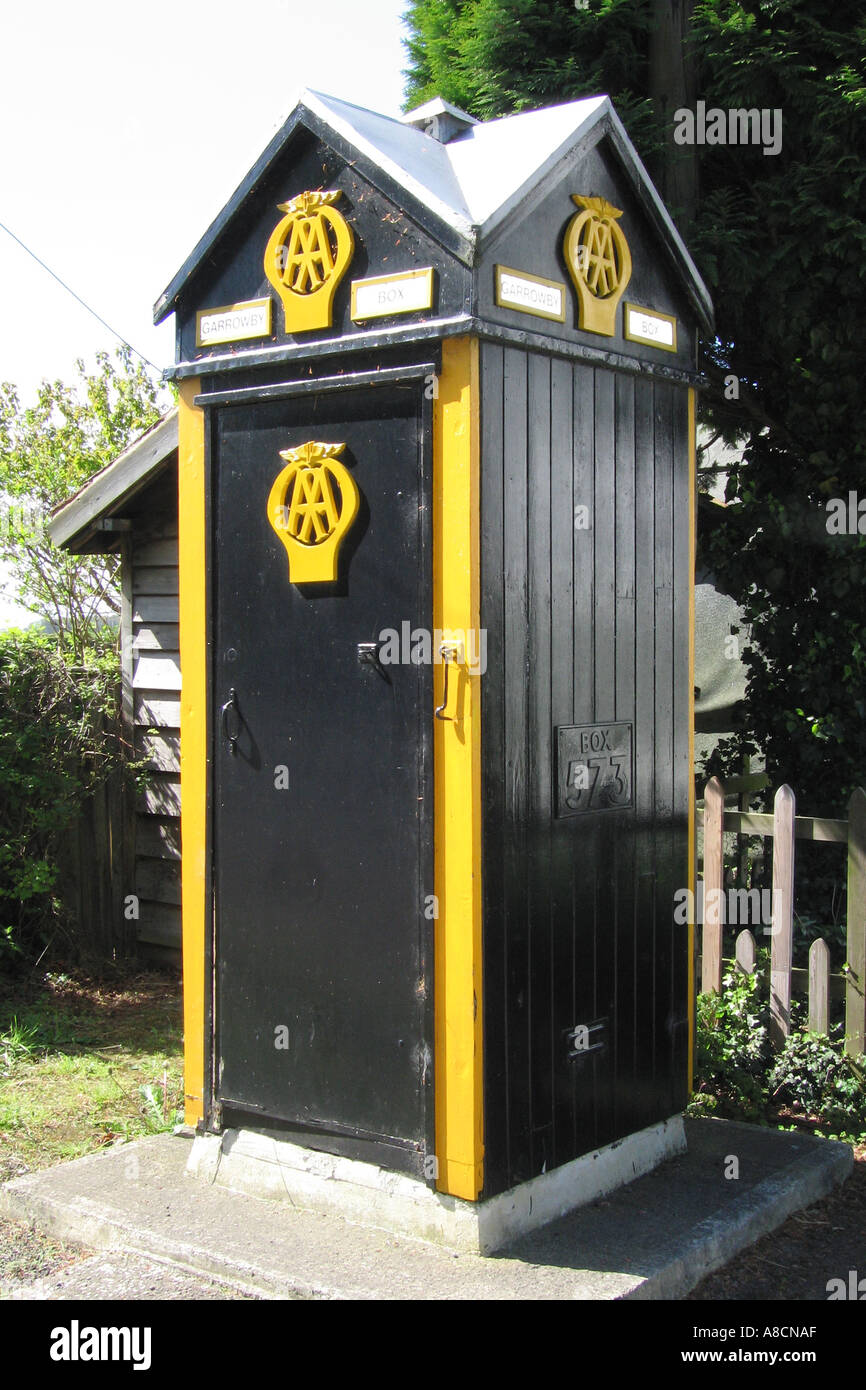aa phone box 573 Garrowby nr Stamford Bridge Yorkshire England UK ...