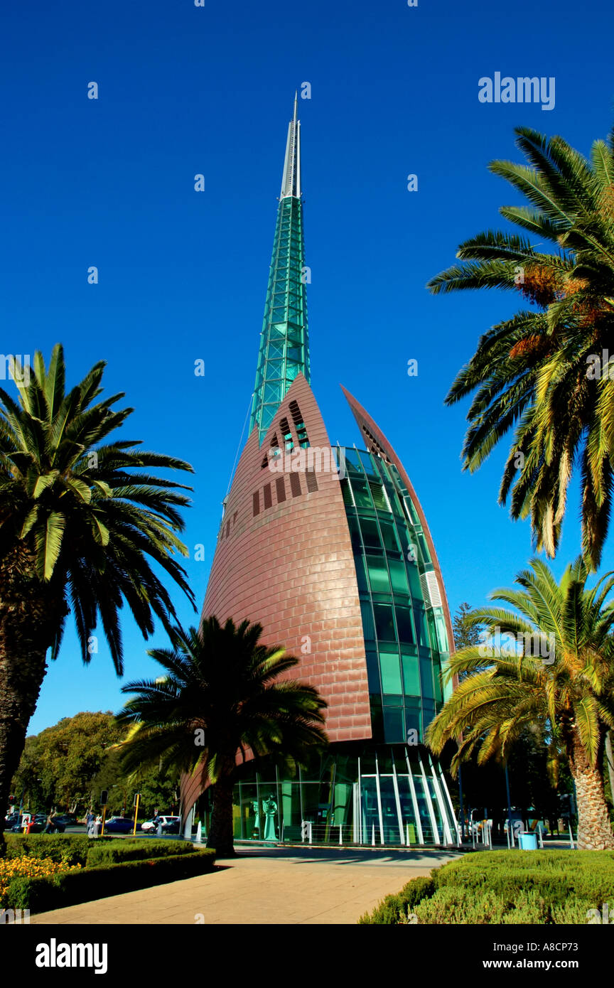 Western Australia Perth Barrack Square Swan Bells prominent landmark on ...