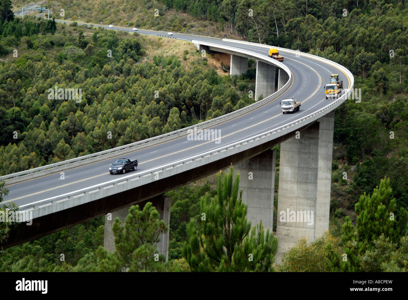Viaduct on N1 toll road at Paarl western Cape South Africa Stock Photo ...