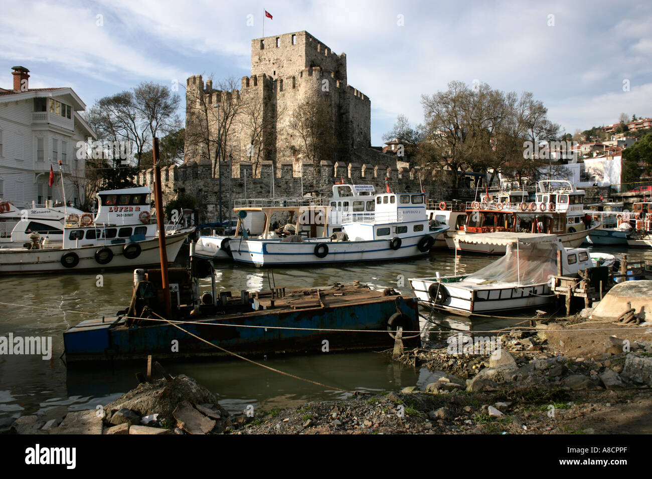 Anadolu hisari fortress on bosphorus hi-res stock photography and ...