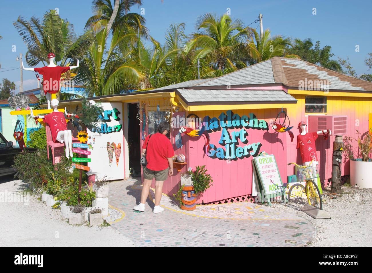 Colorful Matlacha Art Gallery in Matlacha Florida Stock Photo - Alamy