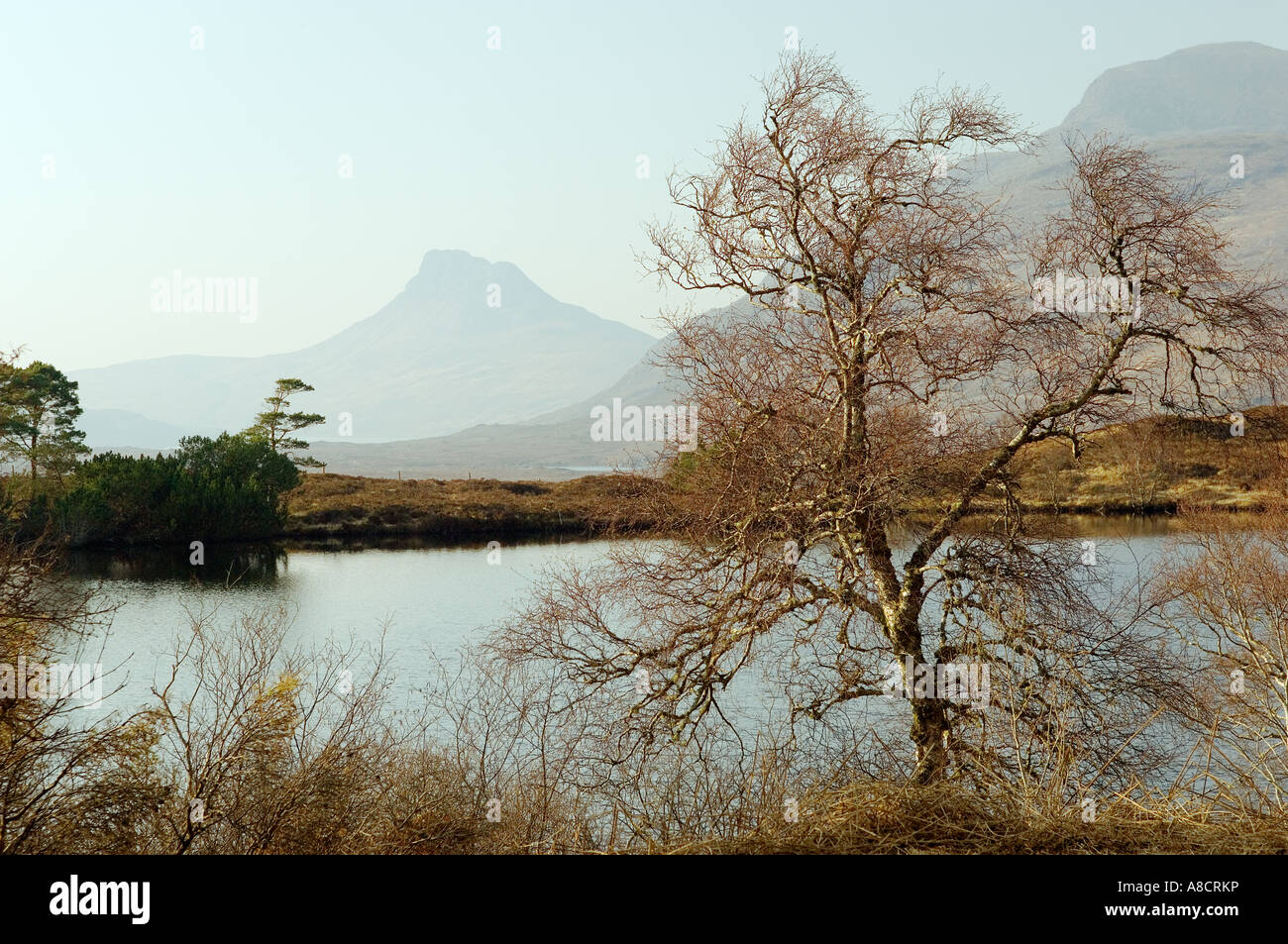 Inverpolly National Nature Reserve, Scotland. Asyynt region, northwest ...