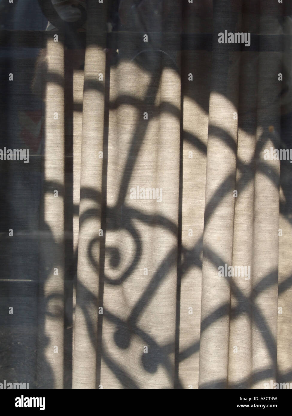shadow on curtains Stock Photo - Alamy