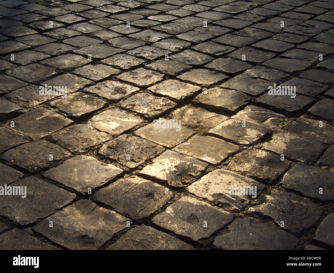 street paved with gold Stock Photo - Alamy