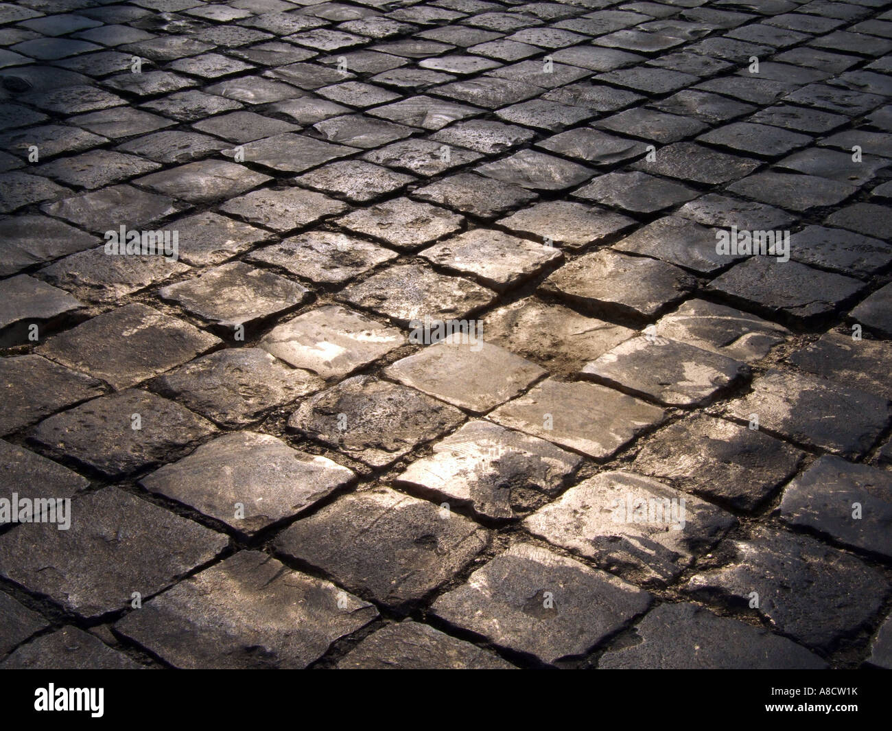 street paved with gold Stock Photo - Alamy