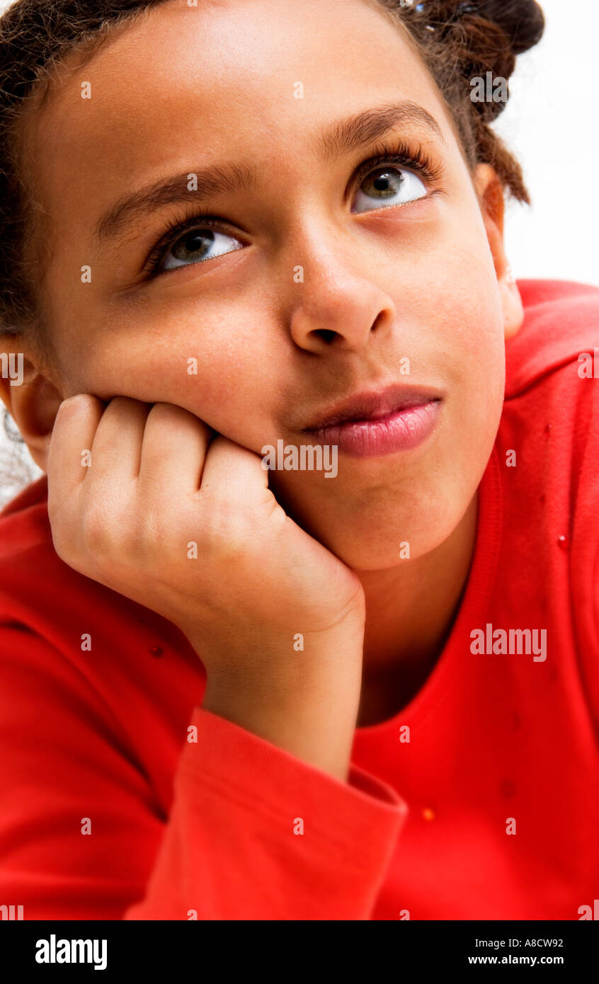 Serious african american girl in hi-res stock photography and images ...