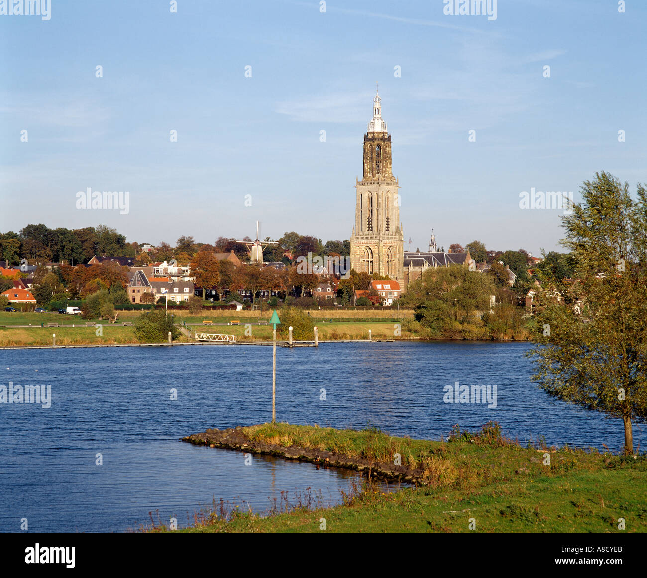 Small town of Rhenen, Province of Utrecht, The Netherlands. Taken from ...