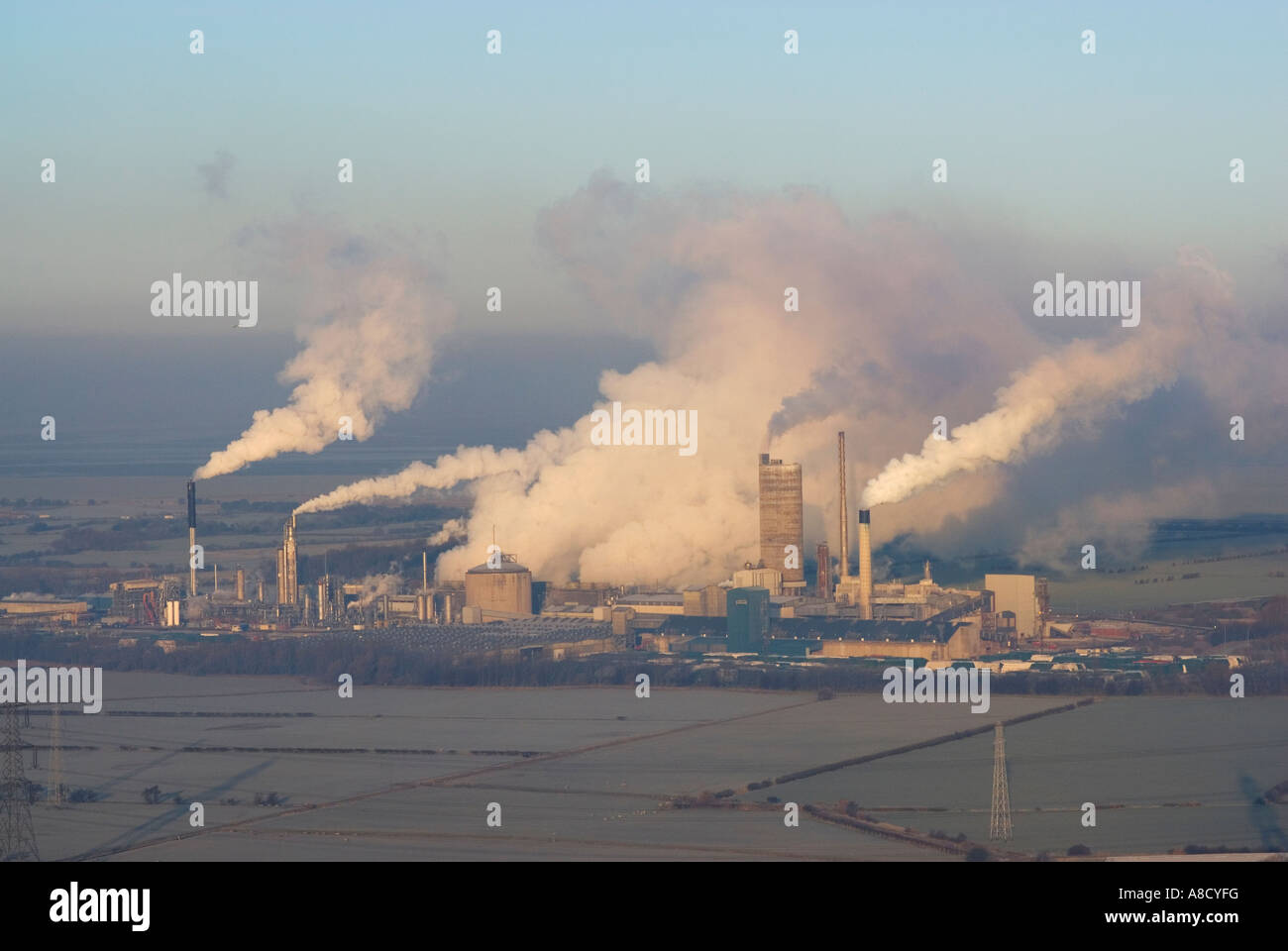 Kemira Growhow fertilizer factory at Ince near Helsby Cheshire UK Stock ...