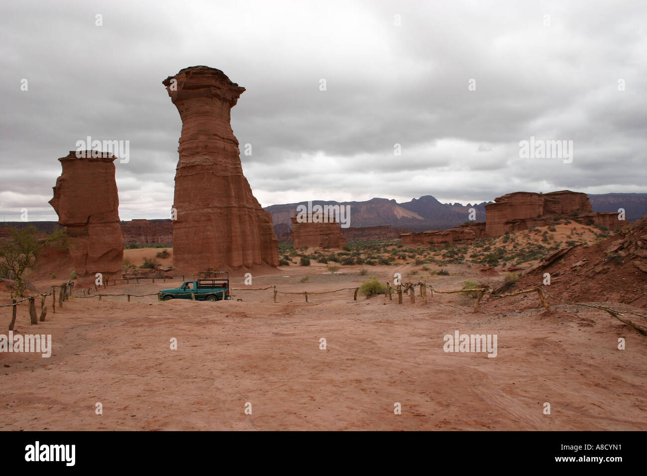 Terrific view of Talampaya National Park at La Rioja Argentina South ...