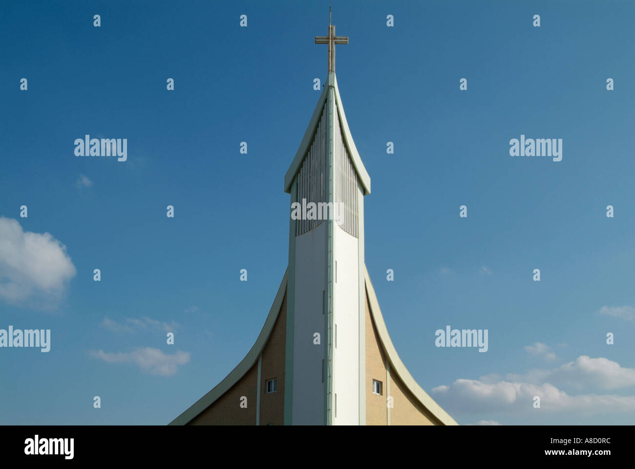 Church of the Lord of Navegators. Constructed in the shape of a ship ...