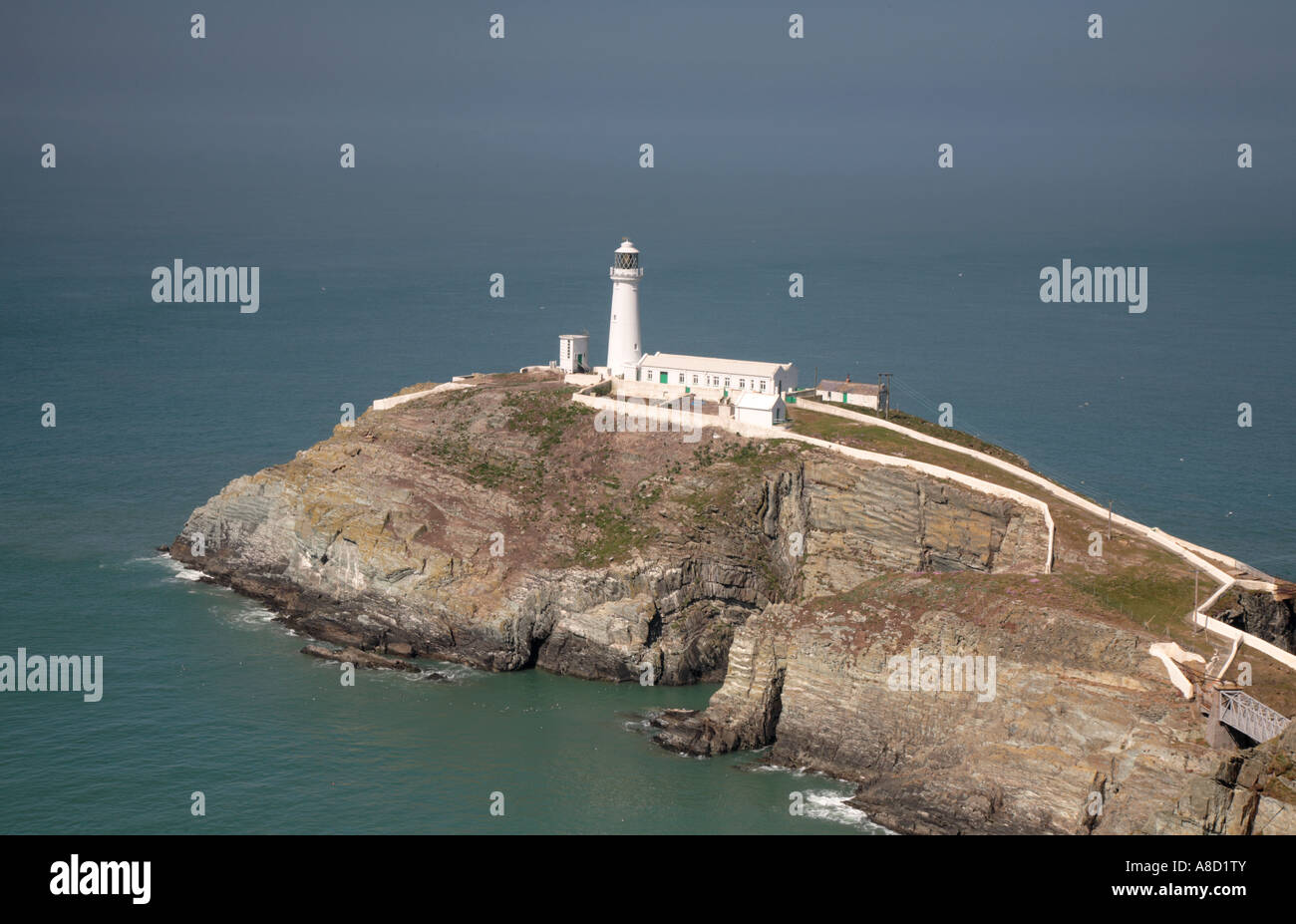 South Stack Lighthouse, Anglesey, Holy island, Gwynedd,North Wales ...