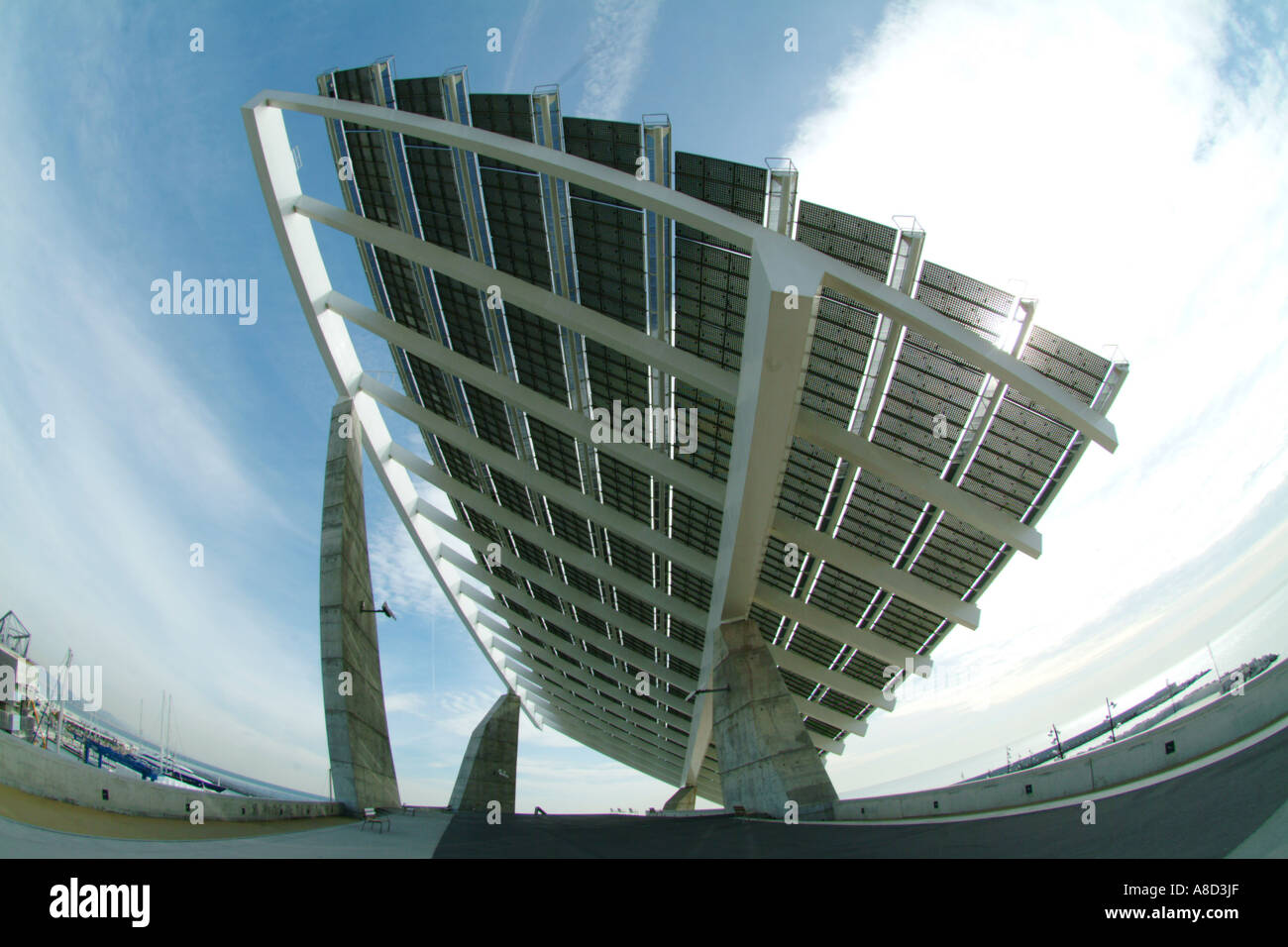 forum building international congress meeting centre barcelona spain ...