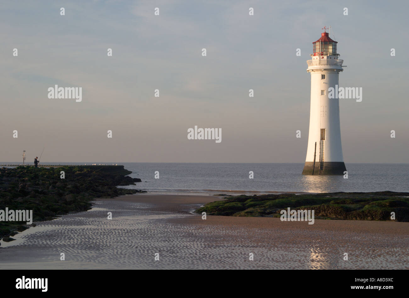 Perch Rock Lighthouse, New Brighton, Wirral Stock Photo - Alamy