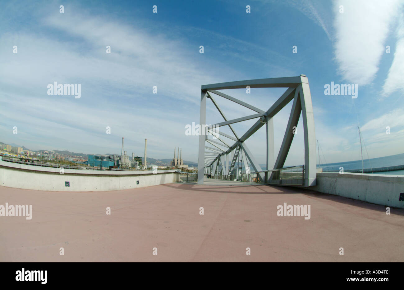 diagonal path pathway sunshade concrete building international congress ...