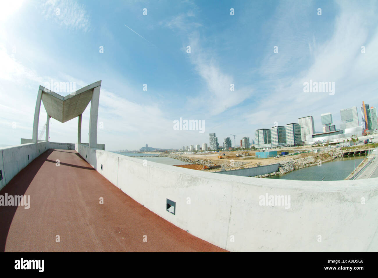 path pathway diagonal barcelona spain forum building international ...