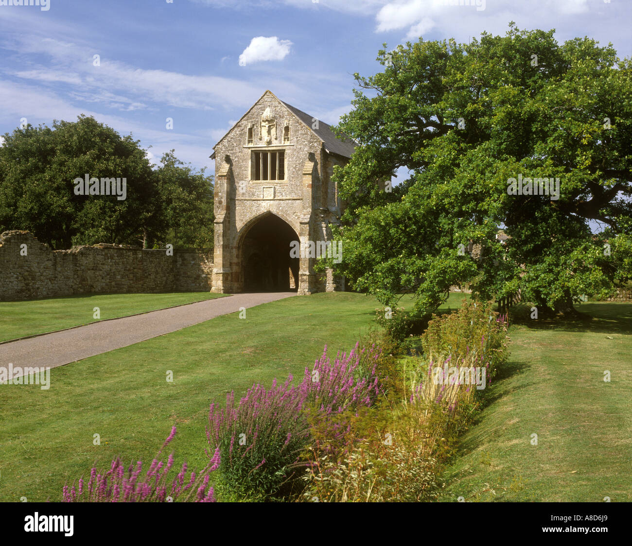 Gateway to Cleeve Abbey, Somerset Stock Photo - Alamy