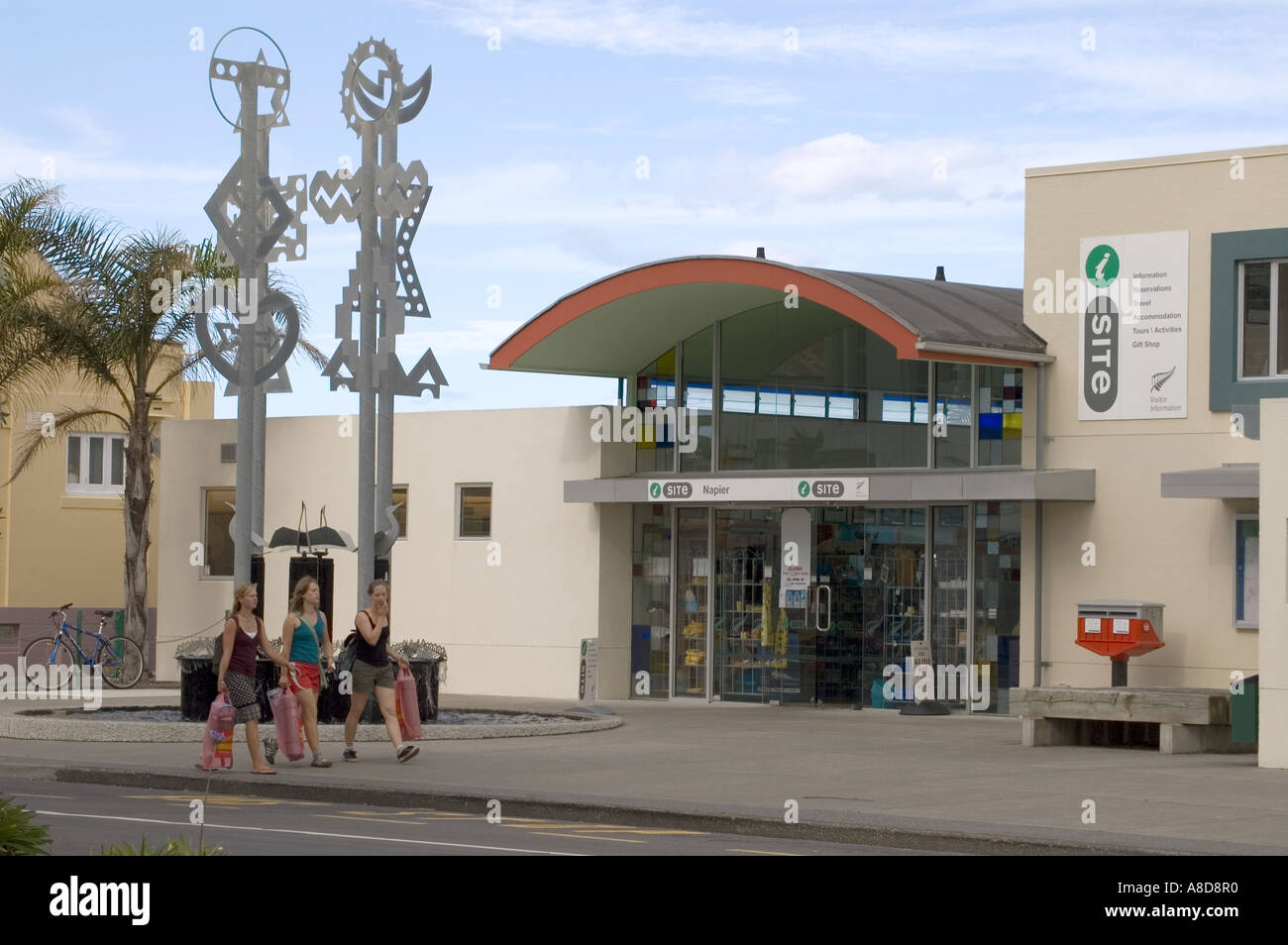 I-Site information centre in Napier New Zealand Stock Photo - Alamy