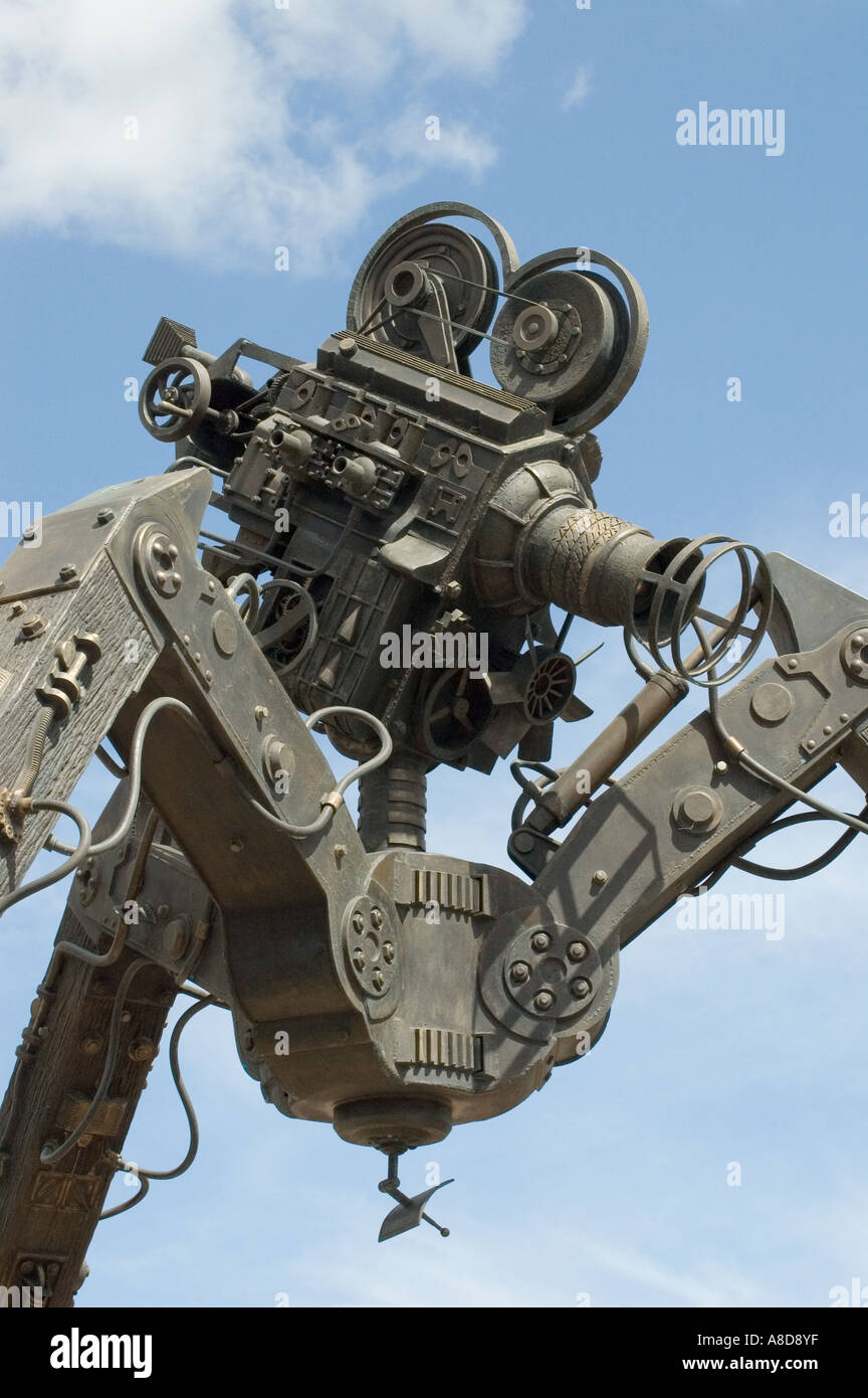 camera sculpture in wellington new zealand Stock Photo - Alamy