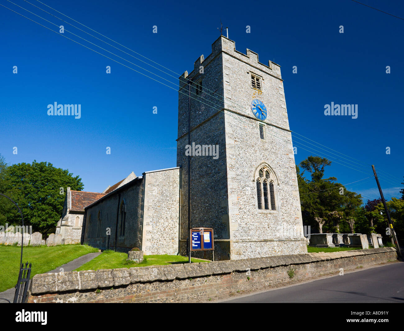 St mary bourne church hi-res stock photography and images - Alamy