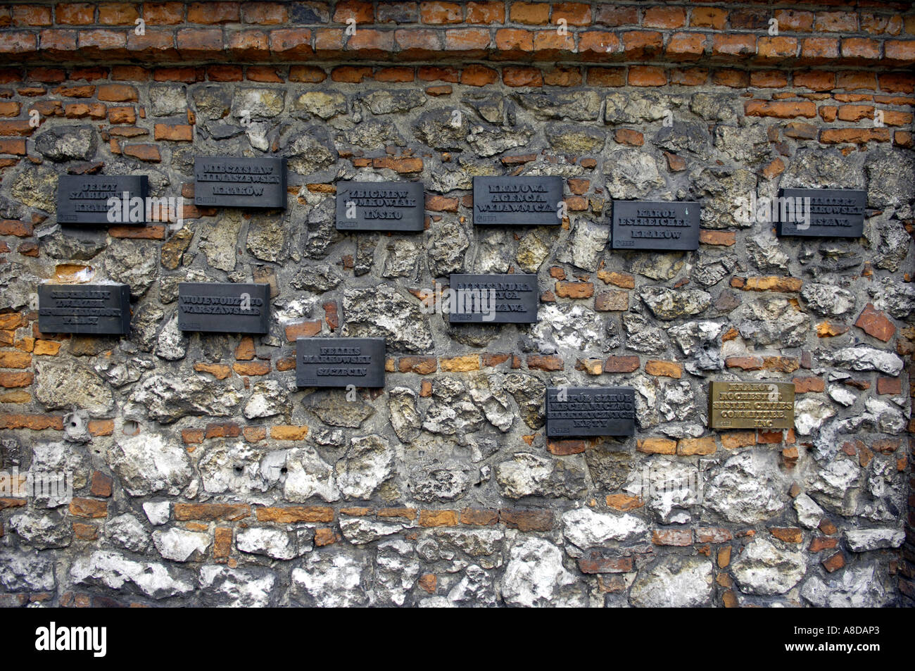 kazimierz barcikowski name plaques plates commemorative dedications ...