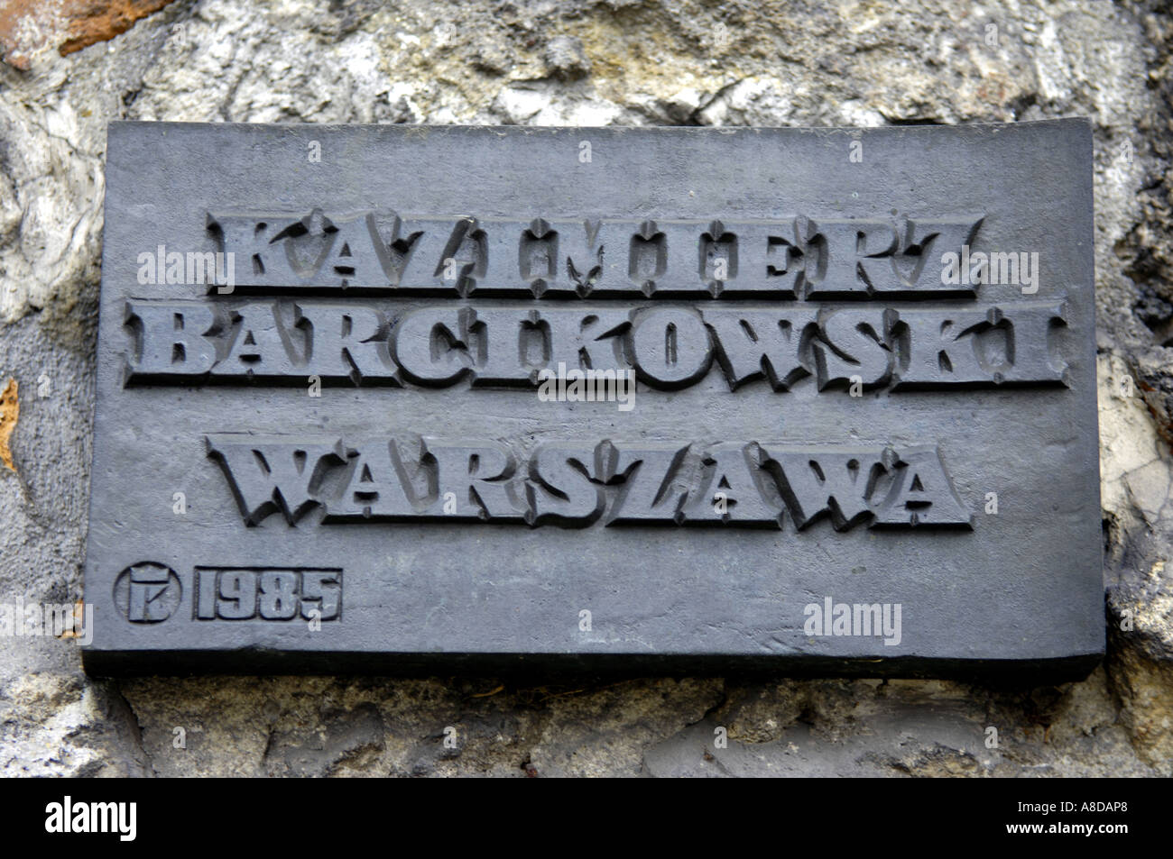 kazimierz barcikowski name plaques plates commemorative dedications ...