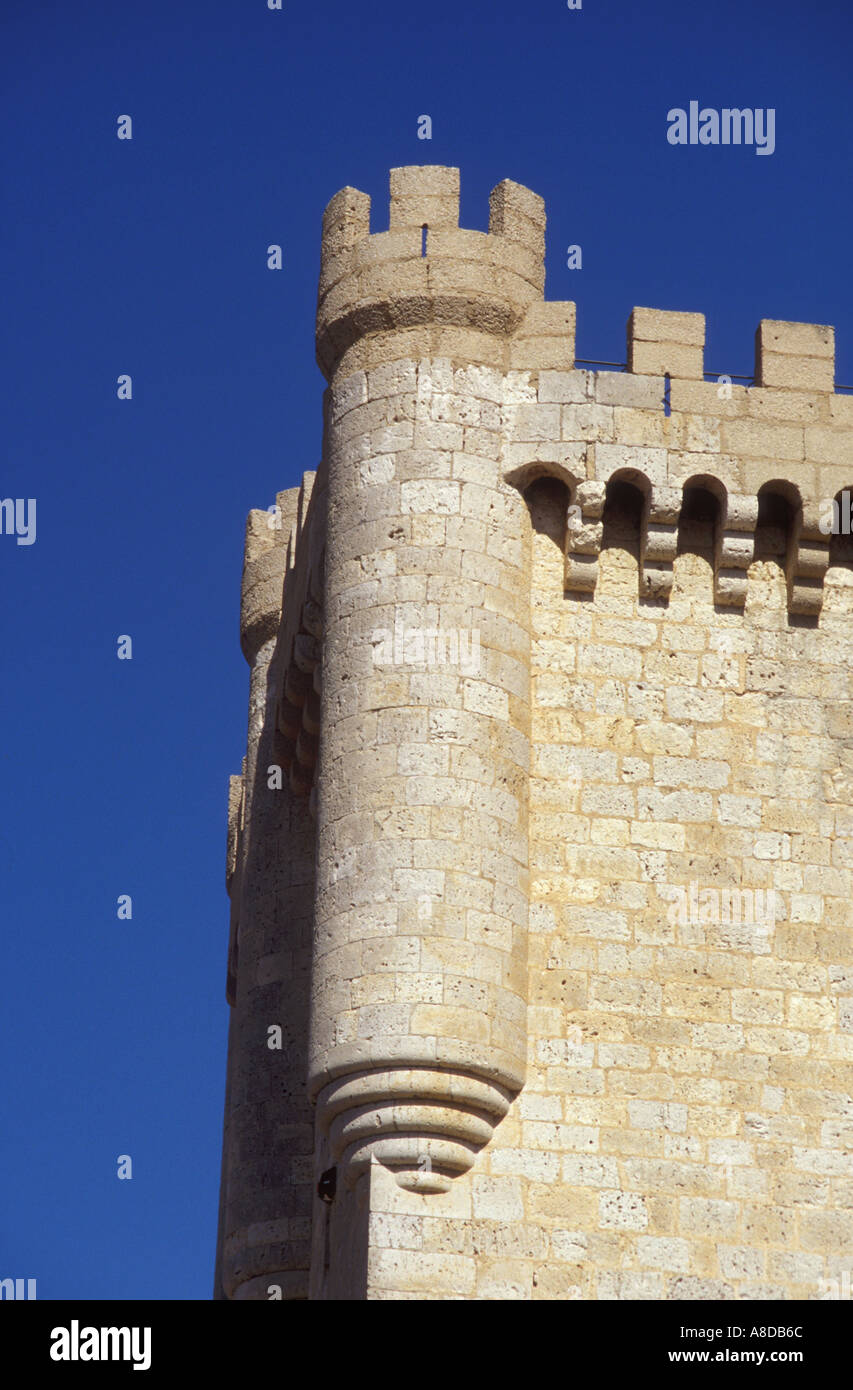 Castle turrets Spain Stock Photo - Alamy
