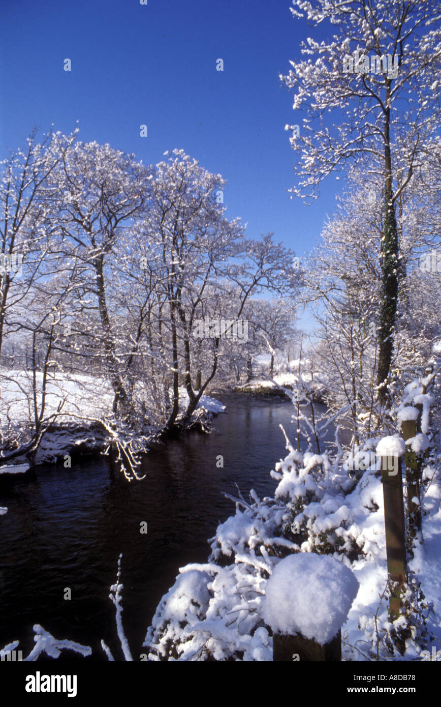 English winter scene Stock Photo - Alamy