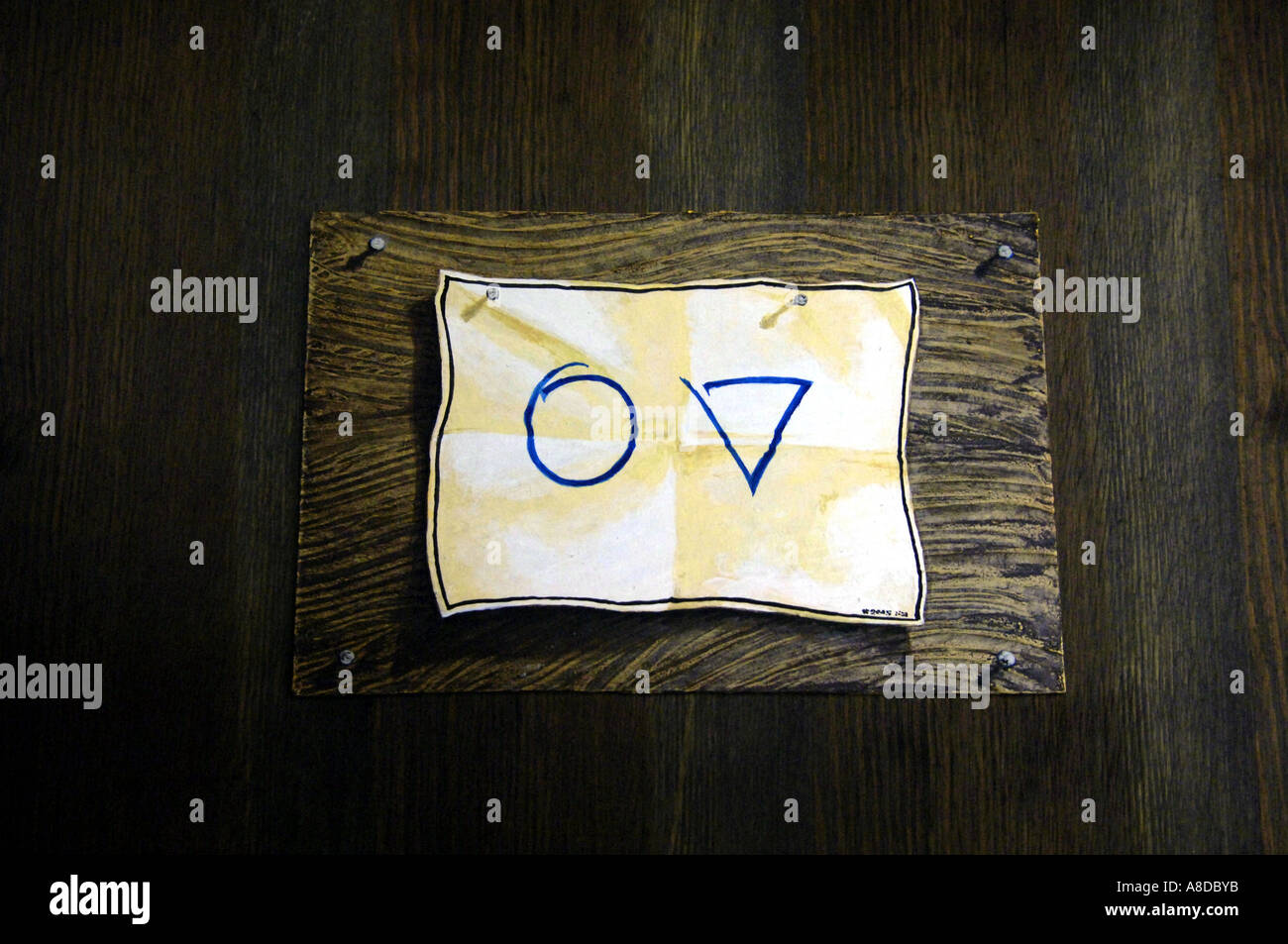 circle triangle male and female toilet lavatories symbols pland krakow ...