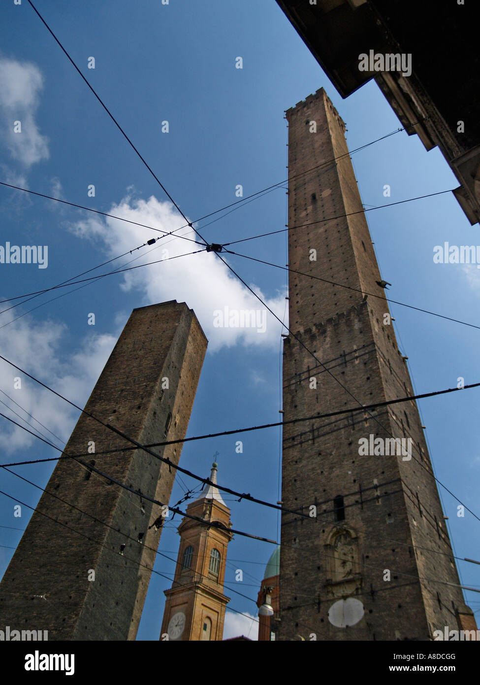 The Asinelli and Garisenda Towers Bologna Emilia Romagna Italy travel ...