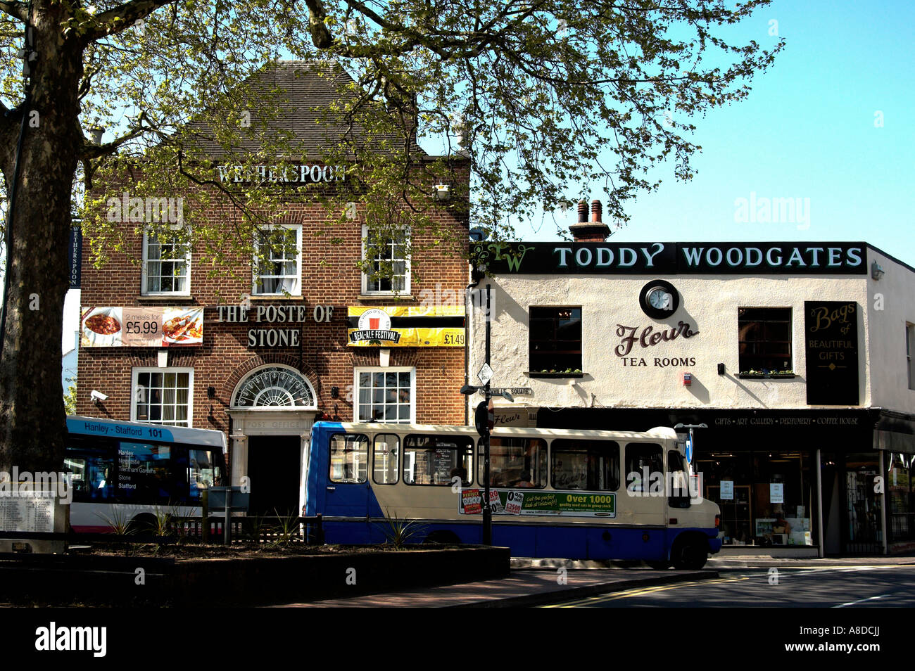 Granville Square High Street Stone Staffordshire EDITORIAL USE ONLY ...