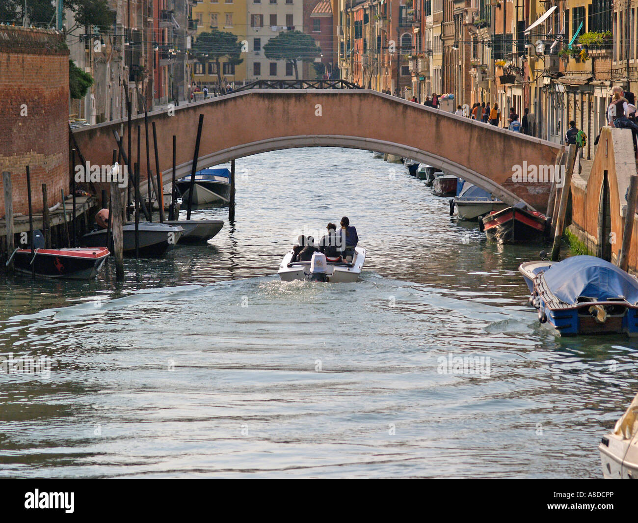 Boat passing under bridge hi-res stock photography and images - Alamy