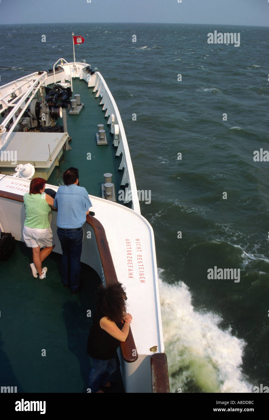 On the ship to Helgoland Stock Photo - Alamy