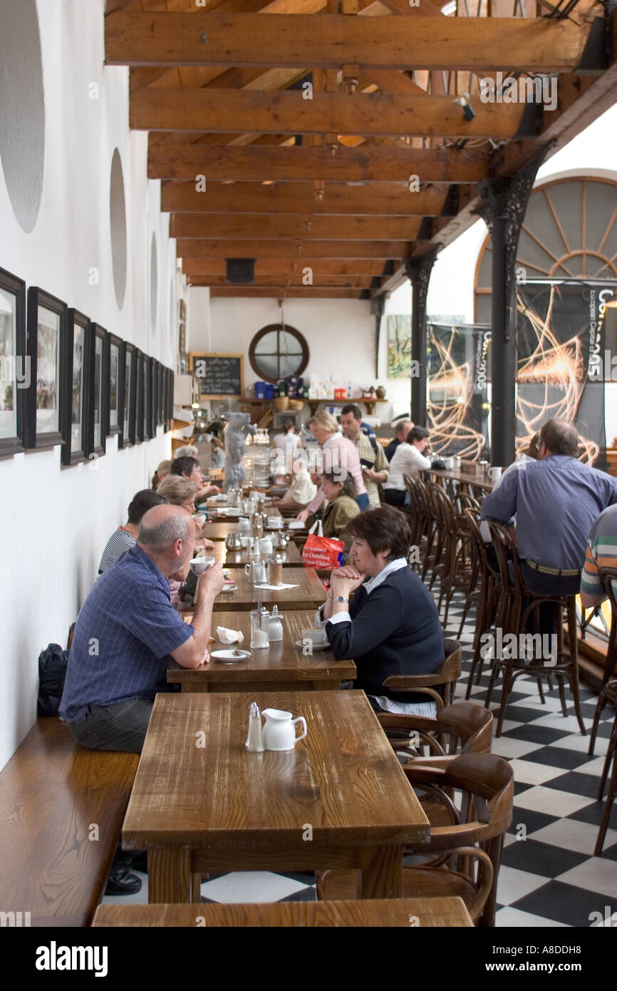 Cafe Bar Terrace at The English Market Cork Ireland Stock Photo - Alamy