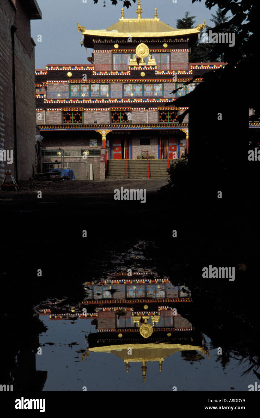 UK Scotland Samye Ling Buddhist monastery and Tibetan centre Stock ...