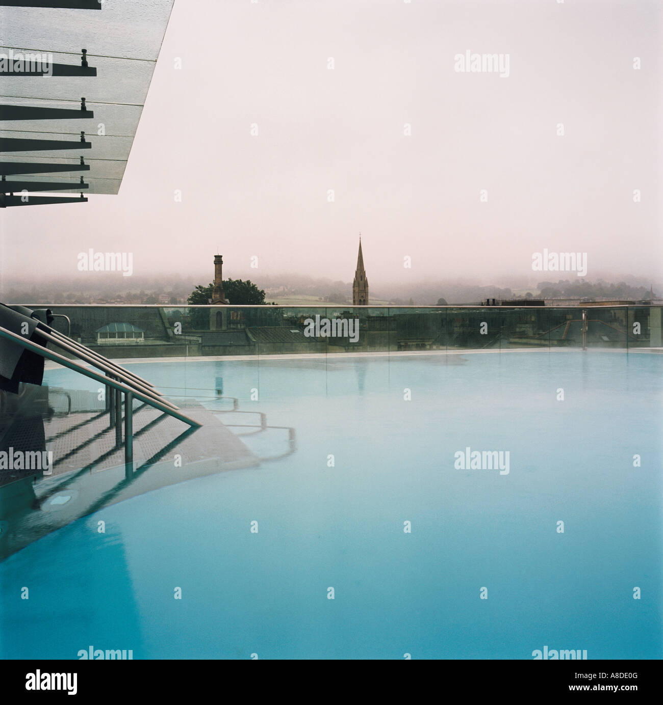 Rooftop thermal pool bath hi-res stock photography and images - Alamy