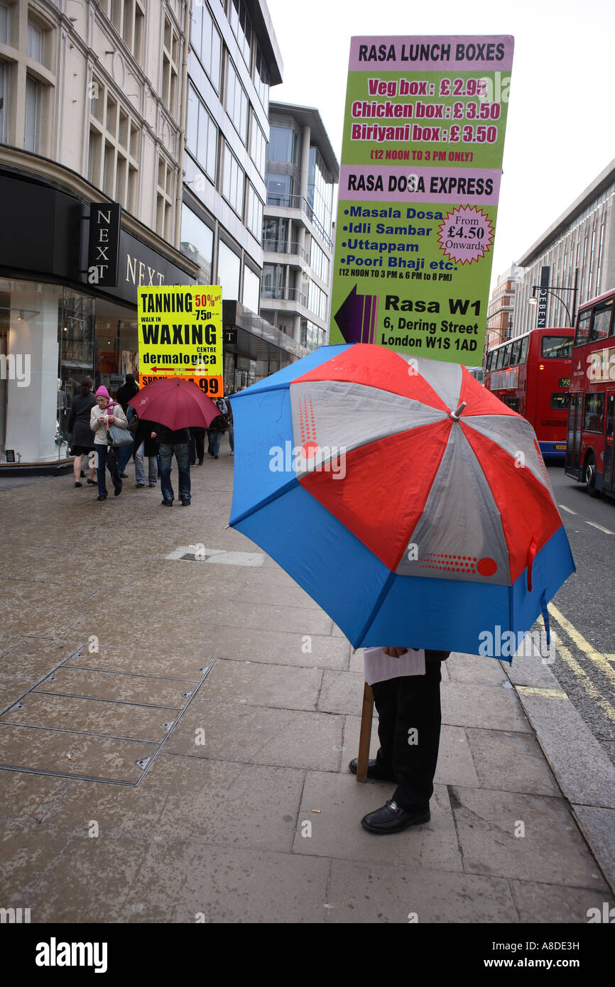 Sandwich board men hi-res stock photography and images - Alamy