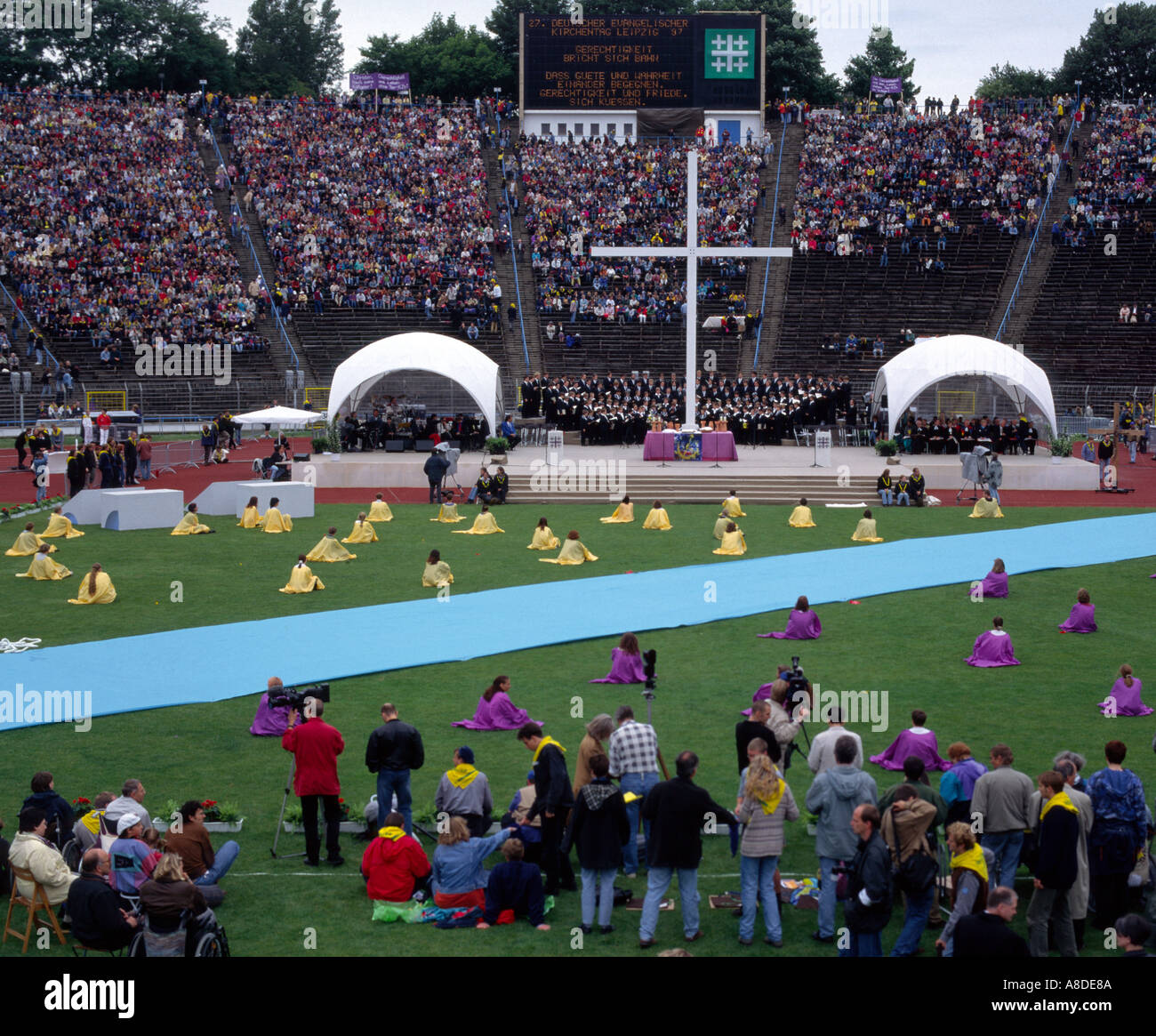 Church congress in Leipzig Stock Photo - Alamy