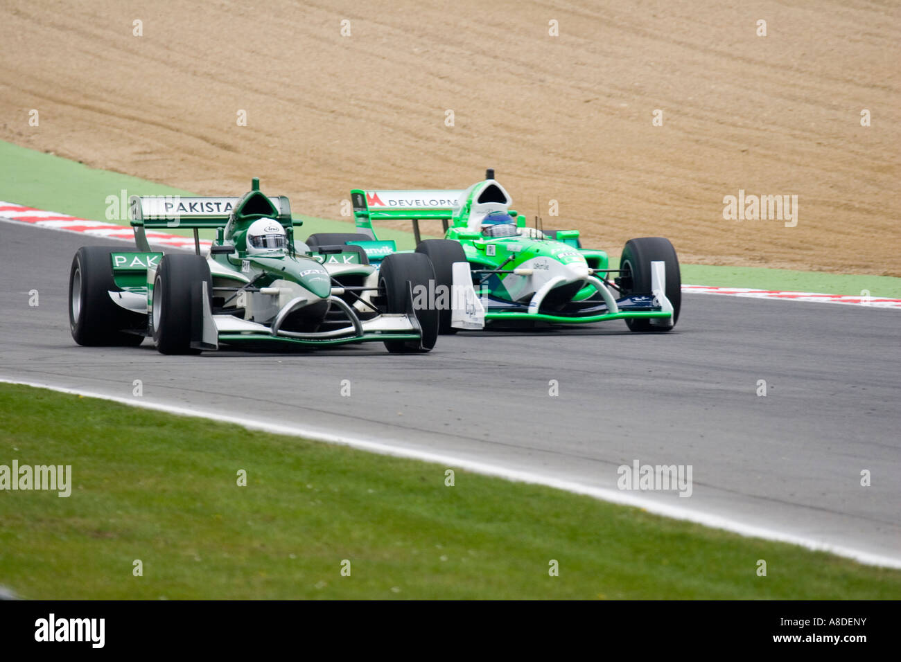 Teams Pakistan and Ireland at the A1 GP, Brands Hatch April 2007 Stock ...