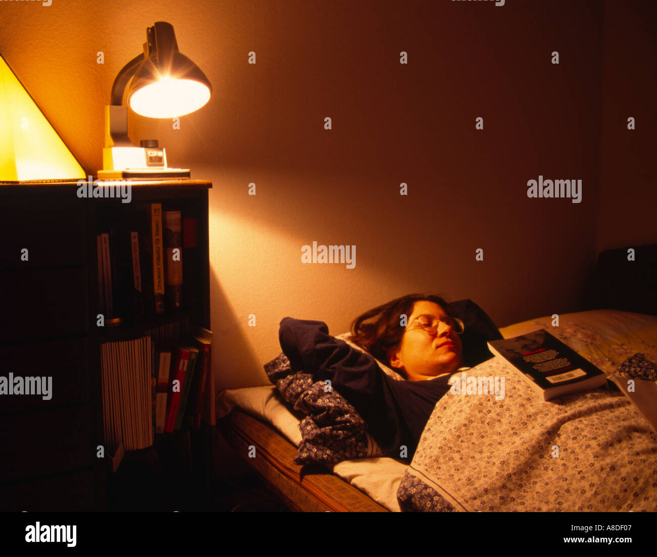 Falling asleep Stock Photo - Alamy