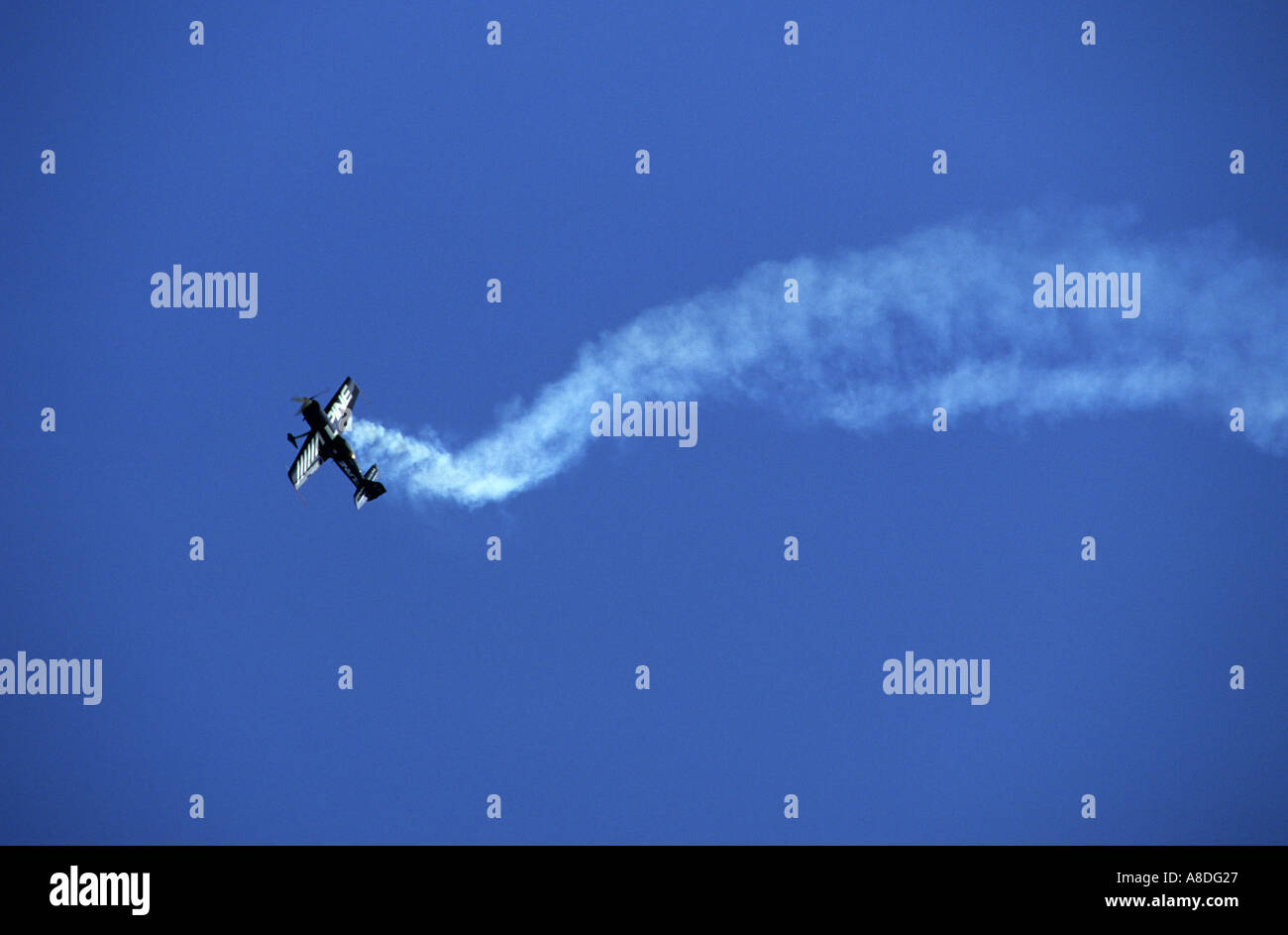 Aircraft preforming a stall turn during a Aerobatics display at Rougham ...