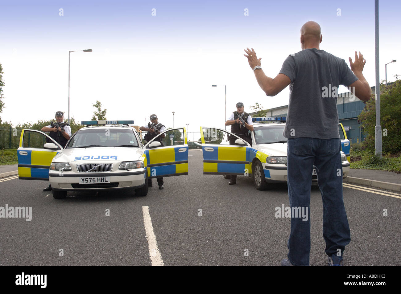 Armed Police Training Stock Photo - Alamy